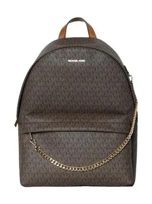 Michael Kors Slater Signature Logo Backpack - Black