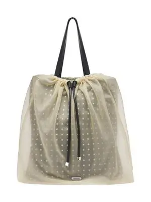 Alexander McQueen Nebula Tote Bag - Black