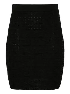 Givenchy Textured Mini Skirt - Black