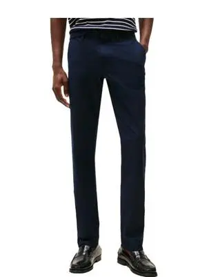 Tommy Hilfiger Tailored Slacks With Belt Loops - Black