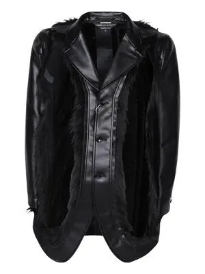 Comme Des Garçons Long-sleeved Casual Jacket - Black