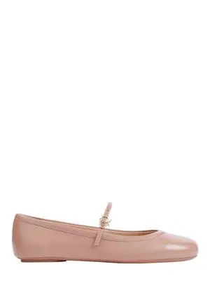 GIANVITO ROSSI Gianvito Rossi Carla Buckle-Strap Ballerina Flats