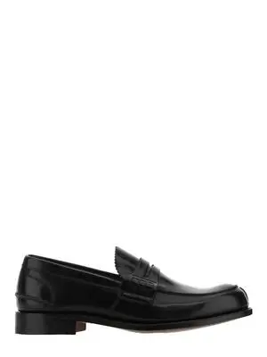 Church's Penny-slot Round Toe Loafers - Black
