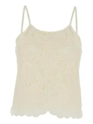 TWINSET Twinset Embroidered Lace Top