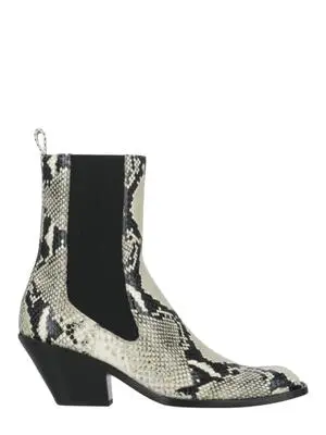 Khaite Embossed Ankle Boots - Black