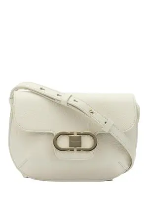 FERRAGAMO Lizzy Small Crossbody Bag - White