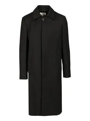 MAISON MARGIELA Tailored Overcoat - Black