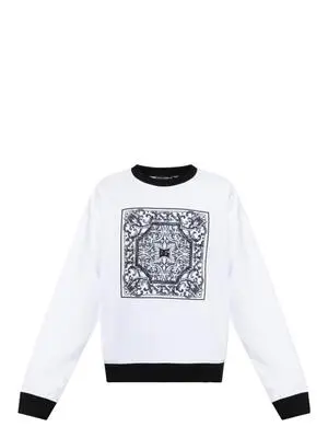 DOLCE & GABBANA Dolce & Gabbana Majolica Pattern Crewneck Jumper