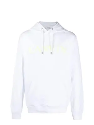 LANVIN Curb Lace Hoodie - White