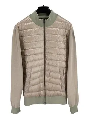 Herno Zip-up Quilted Bomber Jacket - Nude