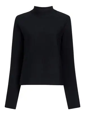 KHAITE Khaite Calliope Knitted Pullover With Stand Collar
