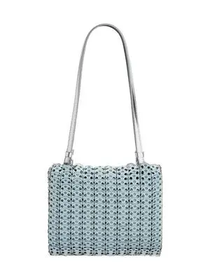 Rabanne 1969 Flip Shoulder Bag - Silver/blue