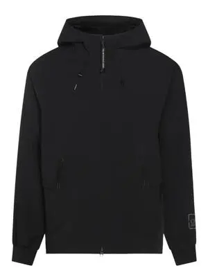 C.P. COMPANY Hooded Utility Jacket - Black