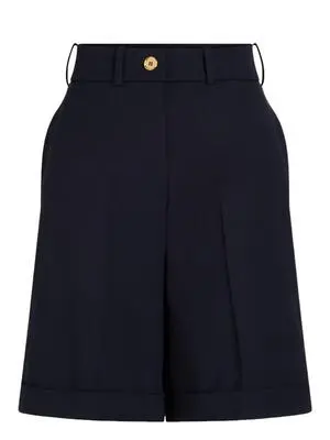 PATOU Tailored Bermuda Shorts - Navy Black