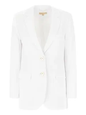 Michael Kors Single-breasted Jacket - White