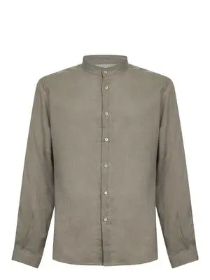 Brunello Cucinelli Long Sleeved Buttoned Shirt - Gray