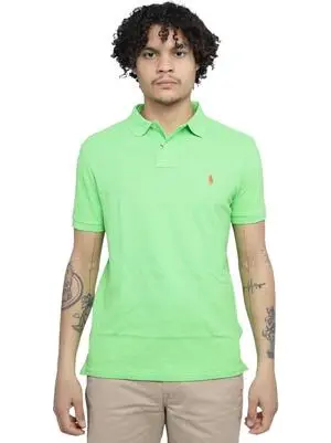 Polo Ralph Lauren Pony Embroidered Short-sleeved Polo Shirt - Green