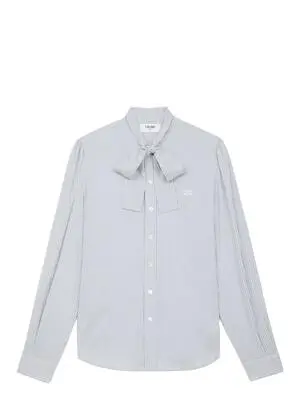 Celine Lavalliere Mia Shirt In Striped Silk - No