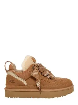 UGG UGG Lowmel Low-Top Sneakers With Bow Detailing Maroon