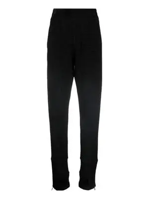 Givenchy Monogram Jacquard High Waist Trousers - Black