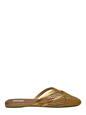 ALAÏA Alaia Round Toe Slip-On Slipper
