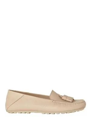 Loro Piana Tassel Detailed Round Toe Loafers - Natural Light Camel Color
