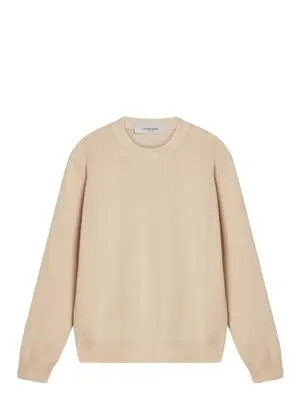 GOLDEN GOOSE Crewneck Knitted Jumper - Nude