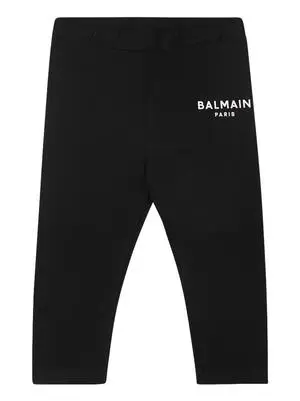 Balmain Logo-print Leggings - Black