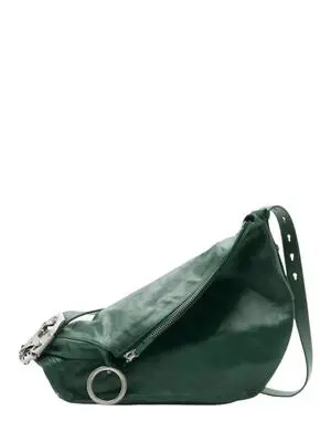 Burberry Burberry Medium Knight Zipped Shoulder Bag Green