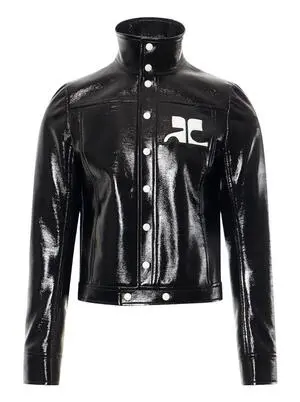 COURREGES Courrèges Reedition Ac Logo Patch Jacket - Black