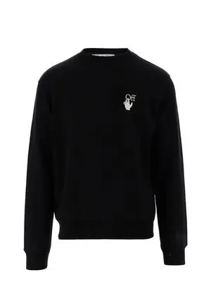 Off-White Caravaggio Print Crewneck Sweatshirt - Black