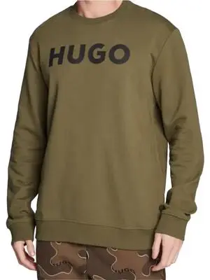 Hugo Boss Logo-print Sweatshirt - Green