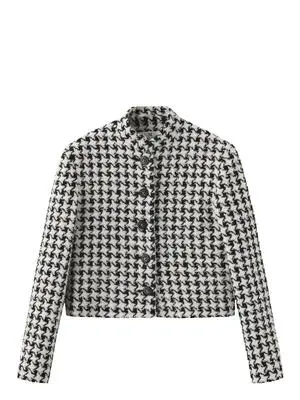 MARISSA CHIARA Marissa Chiara Houndstooth Casual Jacket