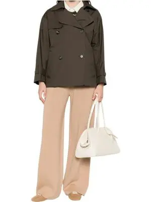 Max Mara Double-breasted Long-sleeved Jacket - Nude