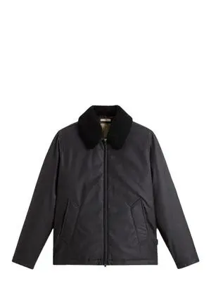 Woolrich Shearling Collar Jacket - Black