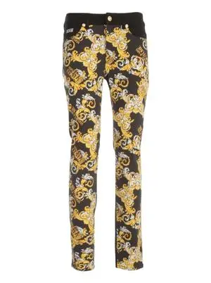 Versace Printed Denim - Green
