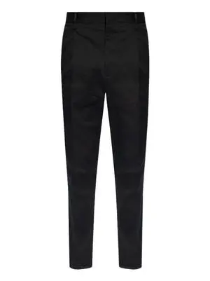 Dsquared2 Pleated Front Tapered Trousers - Black