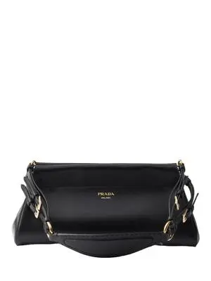 Prada Enchainé Medium Shoulder Bag - Black