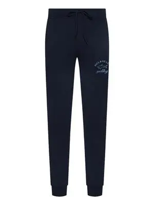 PAUL  SHARK Logo Track Pants - Black