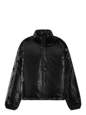Fear Of God Logo Puffer Jacket - Metallic Black