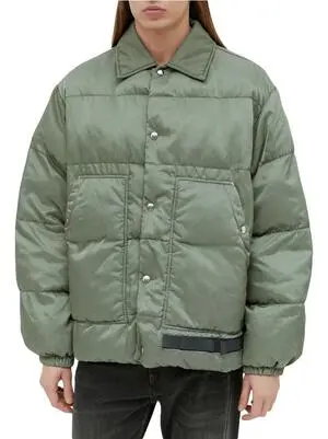 OAMC Quilted Snap-fastening Jacket - Green