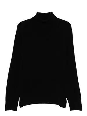 Barena Venezia High-necked Long-sleeve Sweater - Black