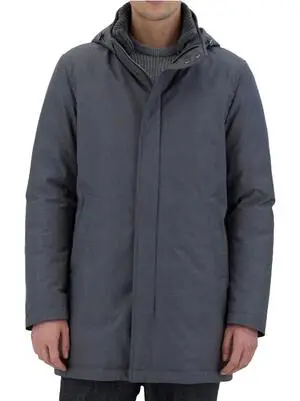 Herno Hooded Down Jacket - Grey