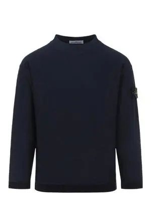 STONE ISLAND Stone Island Logo Patch Crewneck Jumper