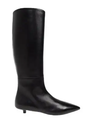 Marsèll Pointed Toe Knee High Boots - Black