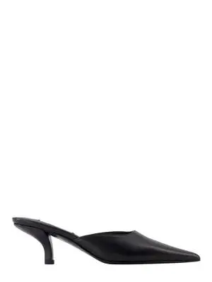 TOTEME Pointed-toe Slip-on Mules - Black