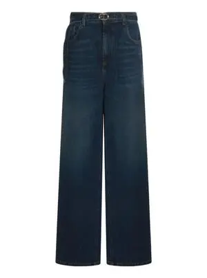 TWINSET Logo Patch Jeans - Black