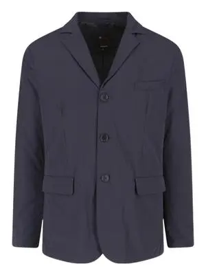 Aspesi Pocketed Single-breasted Blazer - Navy
