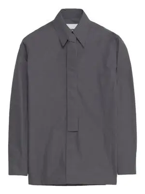 JIL SANDER Tie Detailed Shirt - Black
