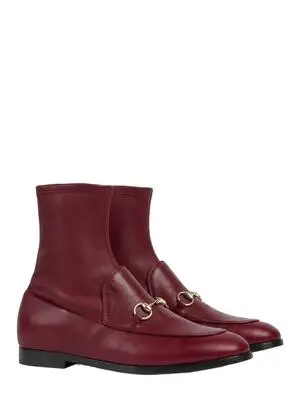 Gucci Jordaan Ankle Boots - Red